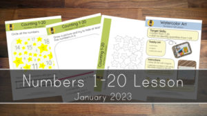 Numbers 1-20 Lesson Printables - The Singing Walrus