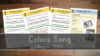 Colors Song Printables - The Singing Walrus