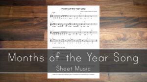 Months of the Year Printables - The Singing Walrus