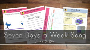 Days of the Week Lesson Printables - The Singing Walrus