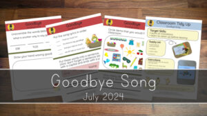 Classroom Tidy Up (Goodbye Song) - The Singing Walrus